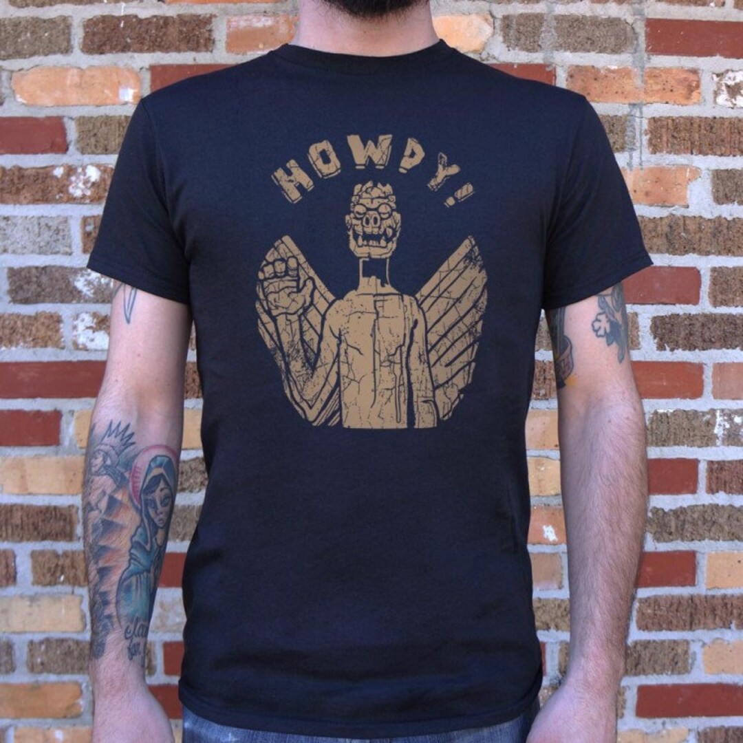 Black Captain Howdy T Shirt / Unisex Tee Shirt Pazuzu Unique Funny ...
