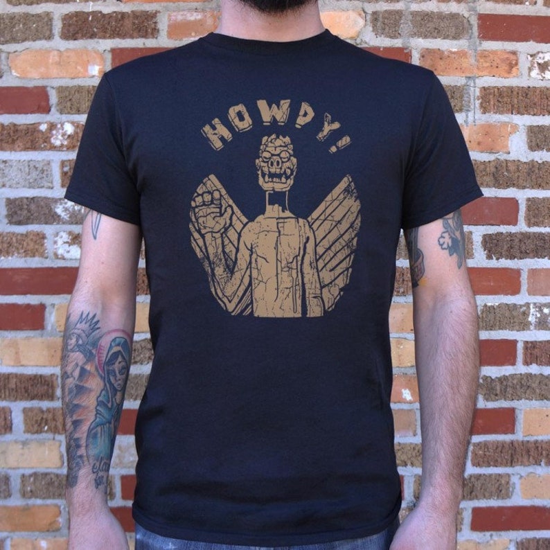 Black Captain Howdy T Shirt / Unisex Tee Shirt Pazuzu Unique Funny ...
