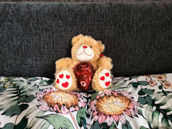 Teddy / Gore / Handmade / Polymerclay / Scary / Halloween - Etsy UK