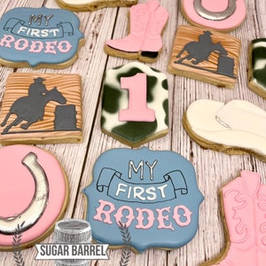 My 1st Rodeo Cowgirl Birthday Cookies - Etsy