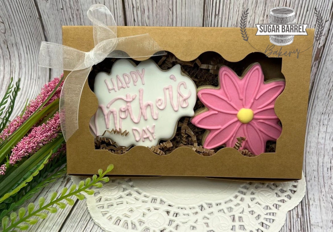 Happy Mother's Day Sugar Cookie 2-pack Gift Box - Etsy