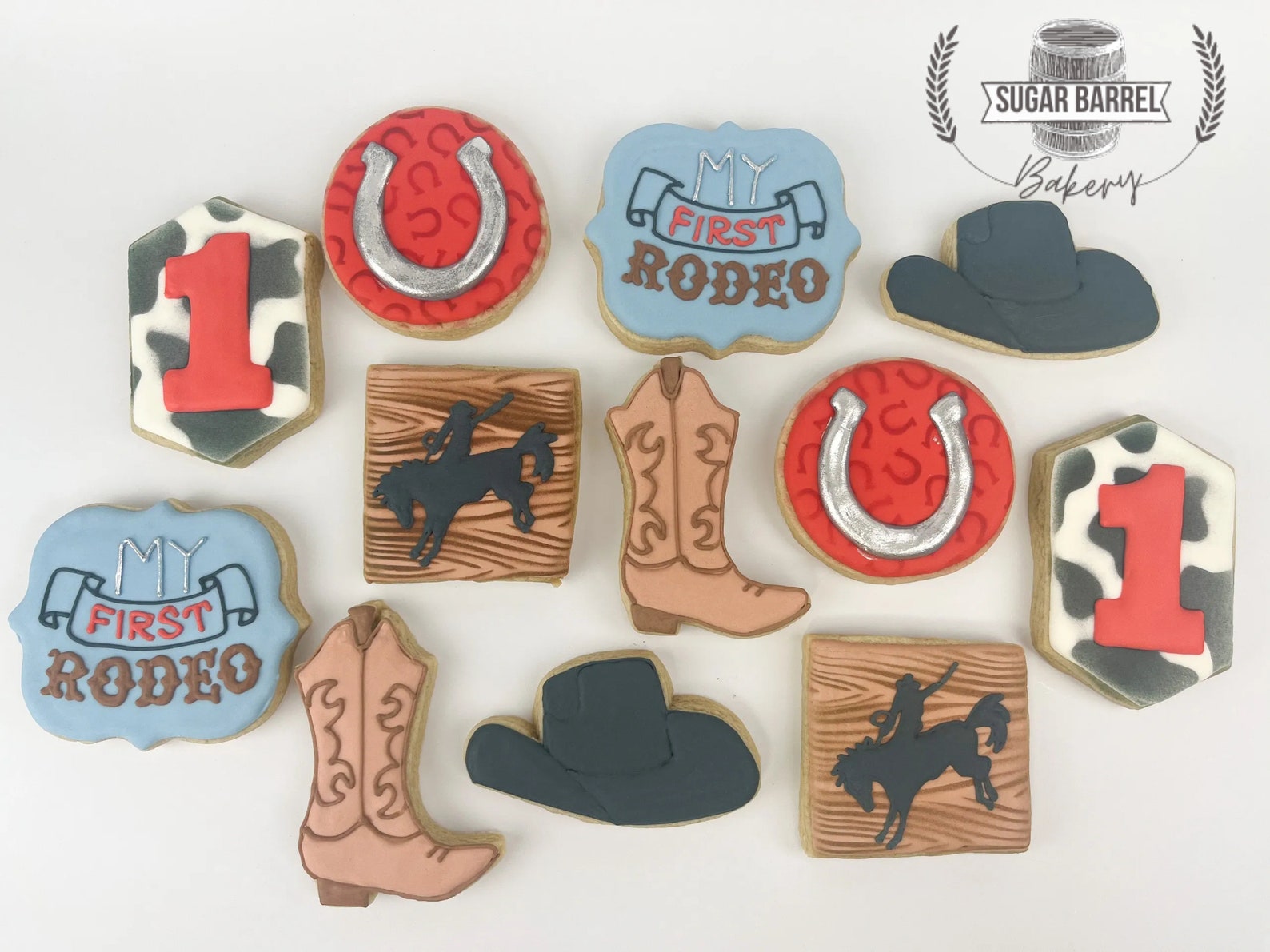 My 1st Rodeo Cowboy Birthday Sugar Cookies - Etsy