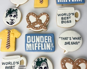 The Office Cookies - Etsy