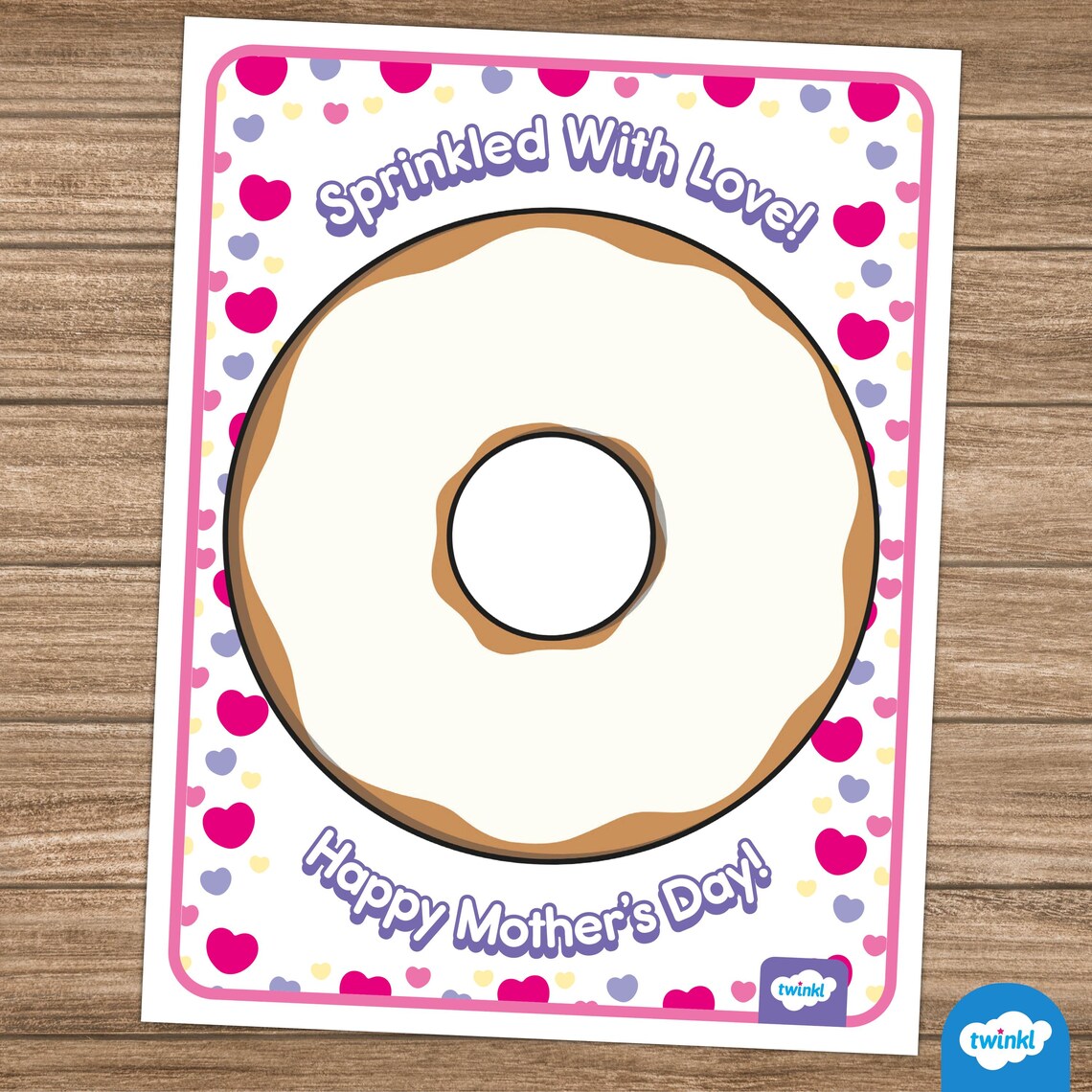 Sprinkled With Love! Mother's Day Donut Fingerprint Painting Craft - Etsy
