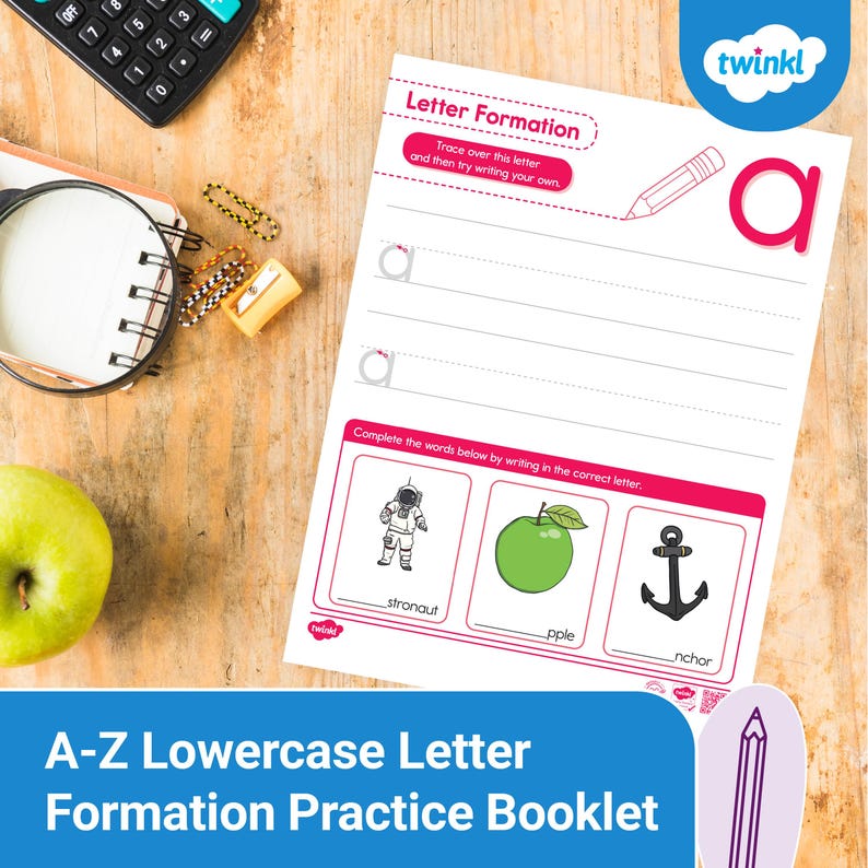 A-Z Lowercase Letter Formation Practice Booklet - Etsy