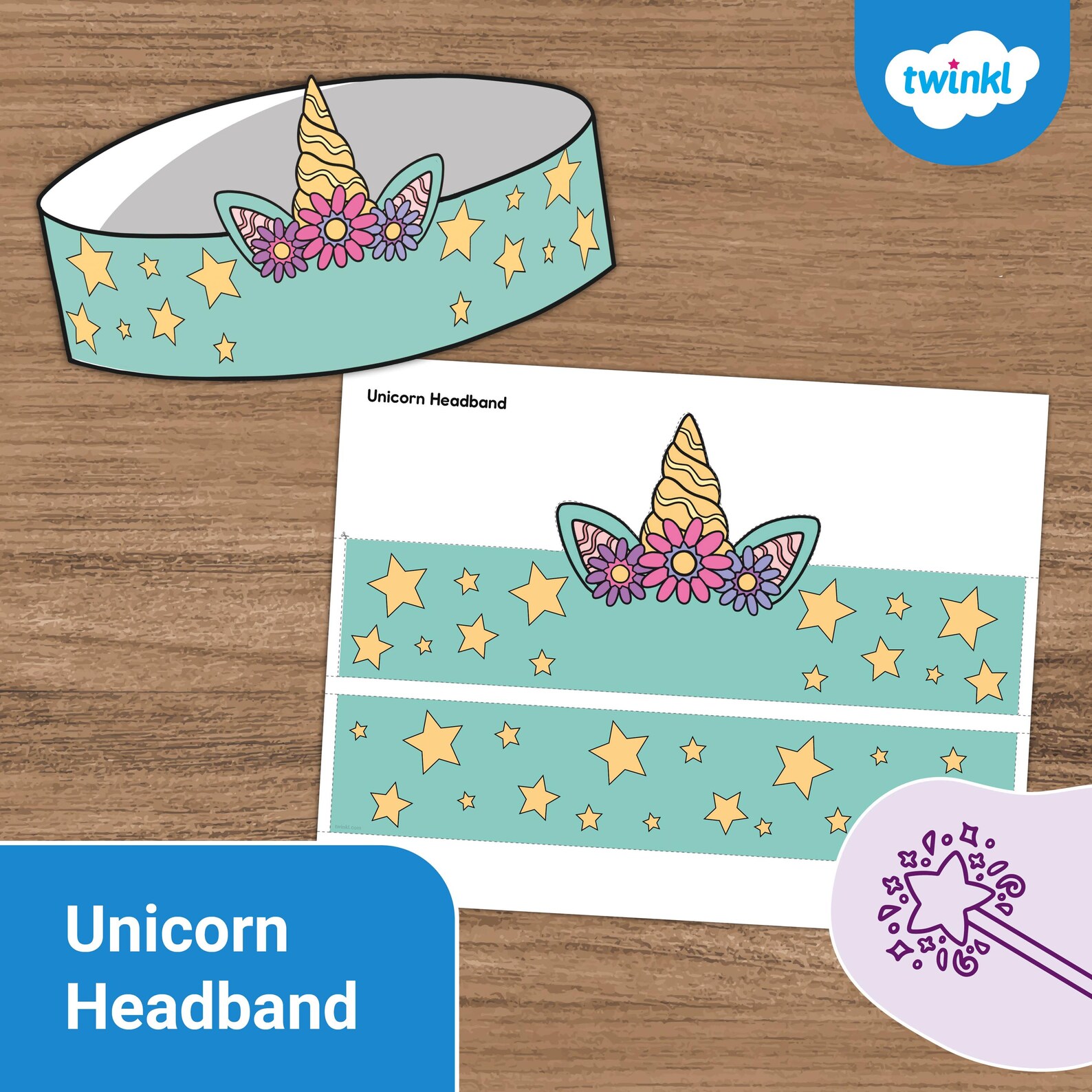 Printable Unicorn Headband Craft, Kids Classroom Activity (PDF) - Etsy
