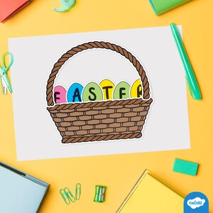Build an Easter Basket Name Writing Craft - Etsy