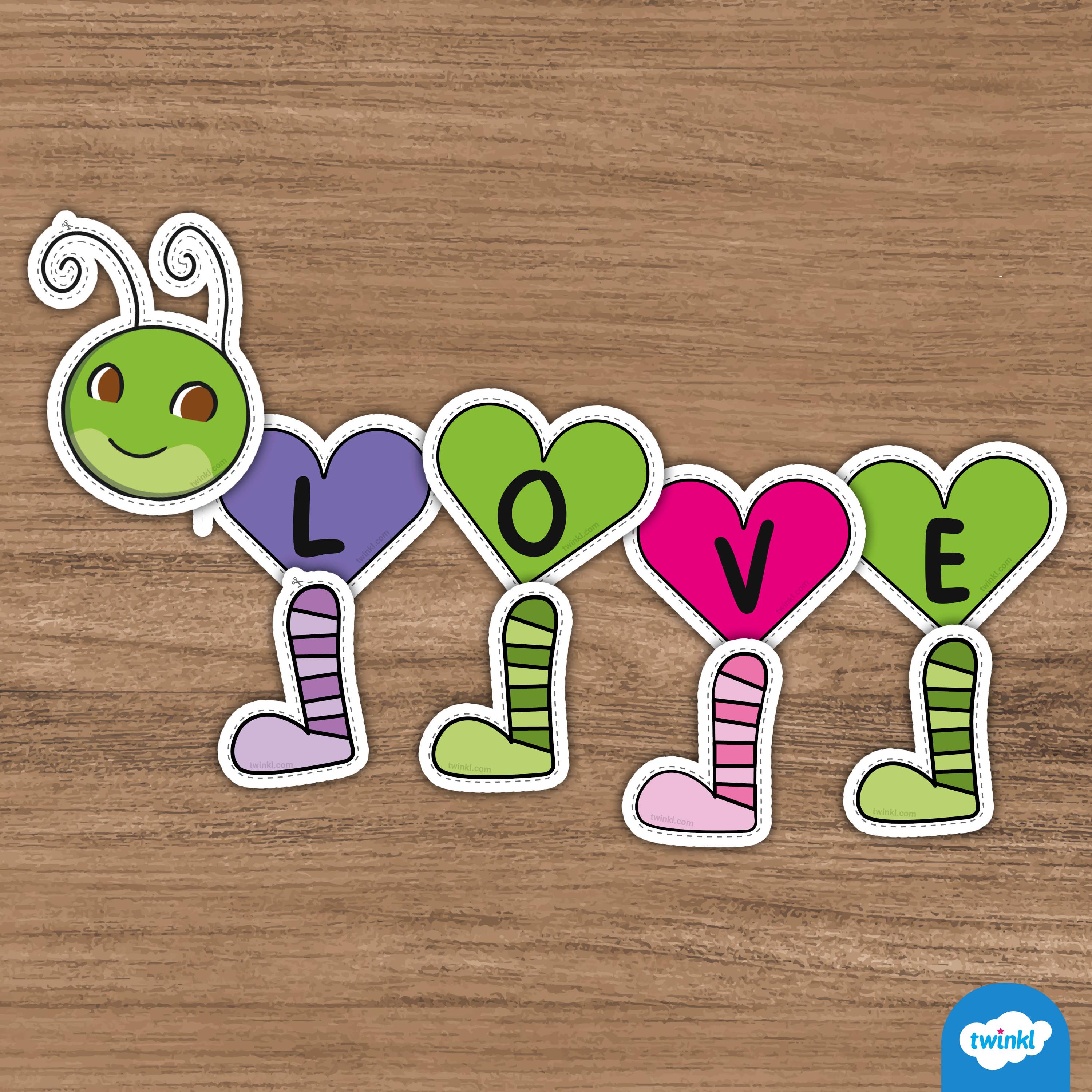 Build A Valentine's Day Love Bug Name Writing Craft - Etsy