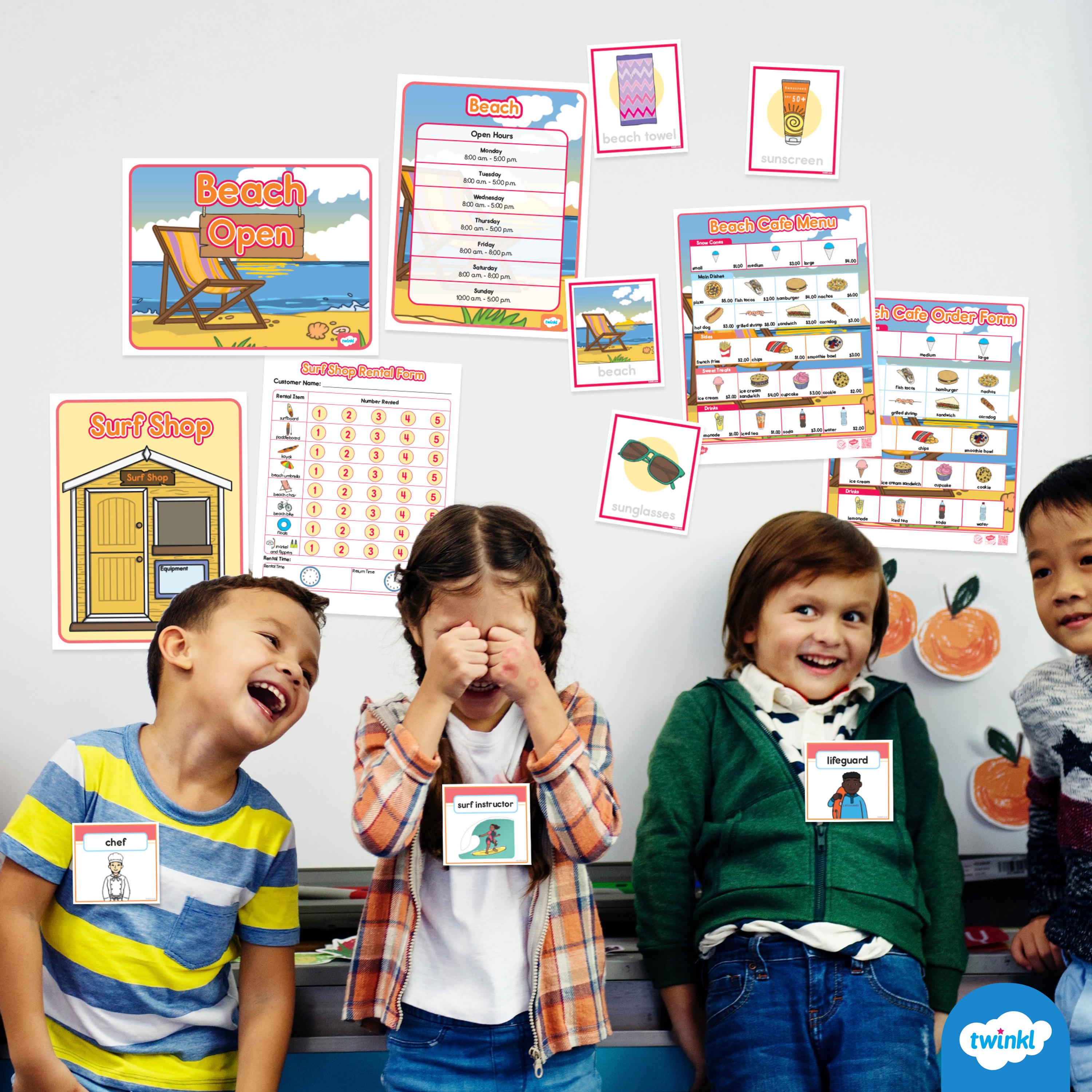 Beach Dramatic Play Activity Pack - Etsy