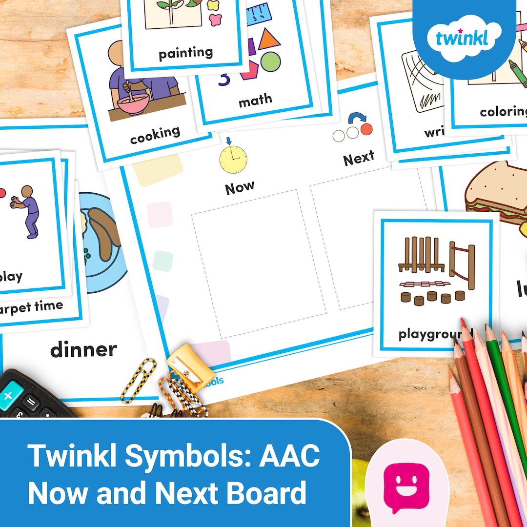 Twinkl Symbols: AAC Now and Next Board - Etsy