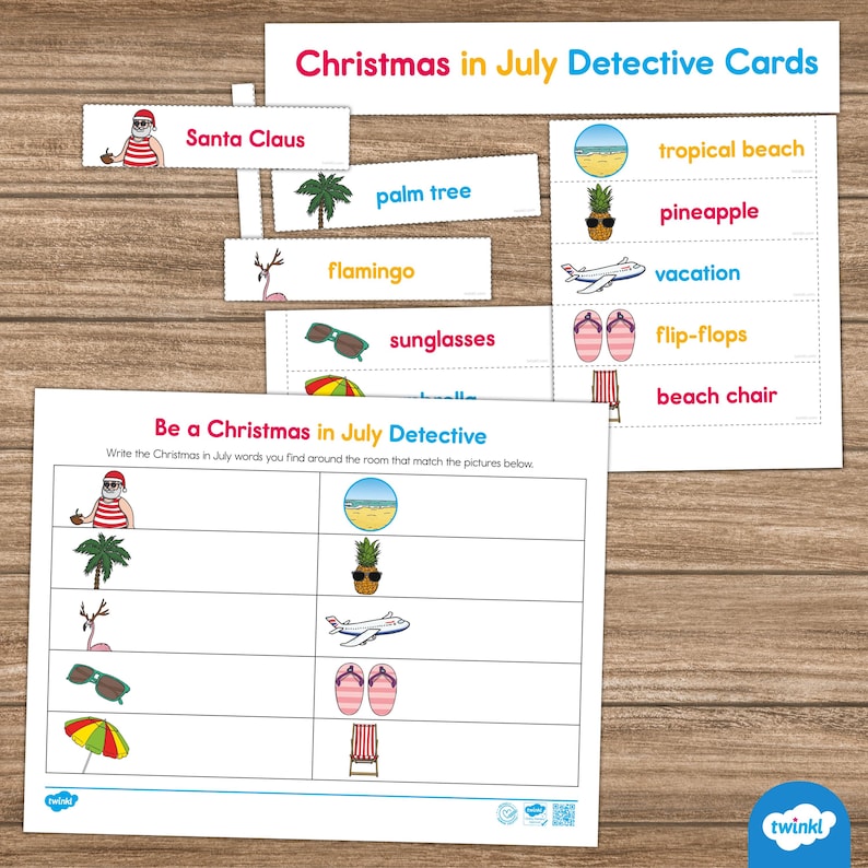 Christmas in July Activity Pack - Etsy