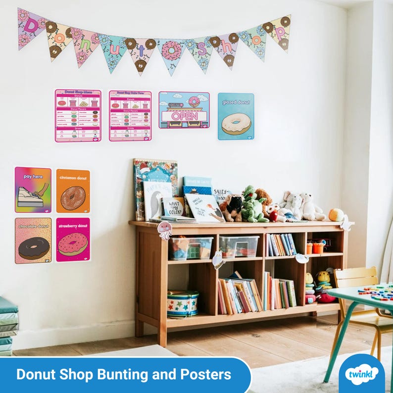 Donut Shop Dramatic Play Pack - Etsy