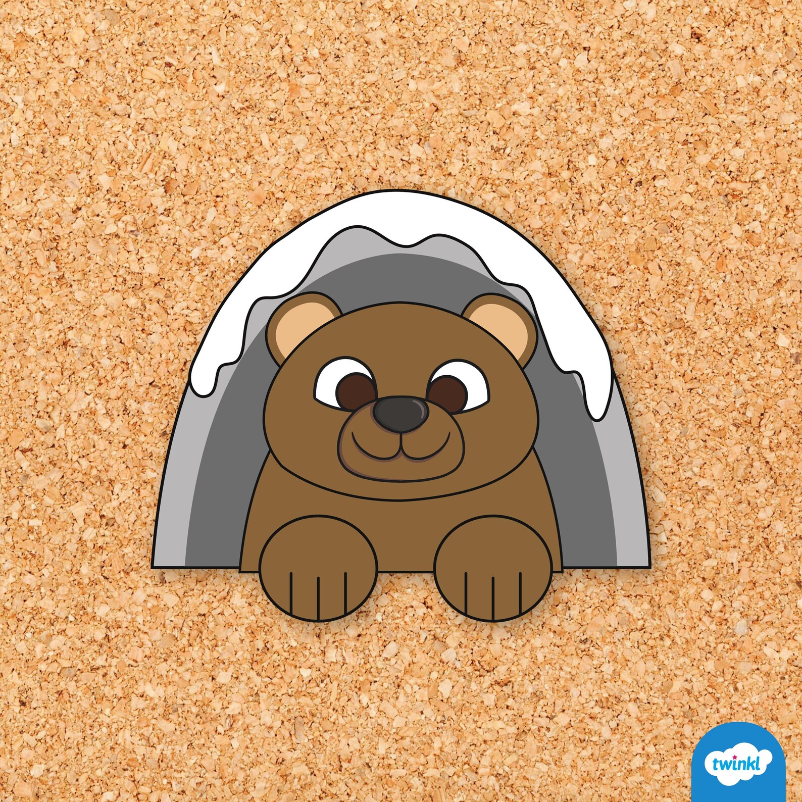 Hibernating Bear Craft - Etsy