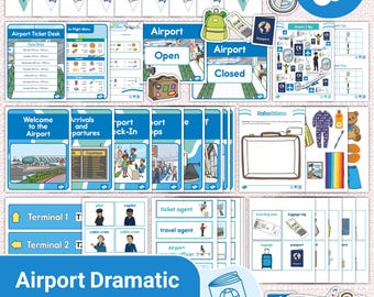 Airport Dramatic Play, Pretend Play, Classroom Dramatic Play, Home ...