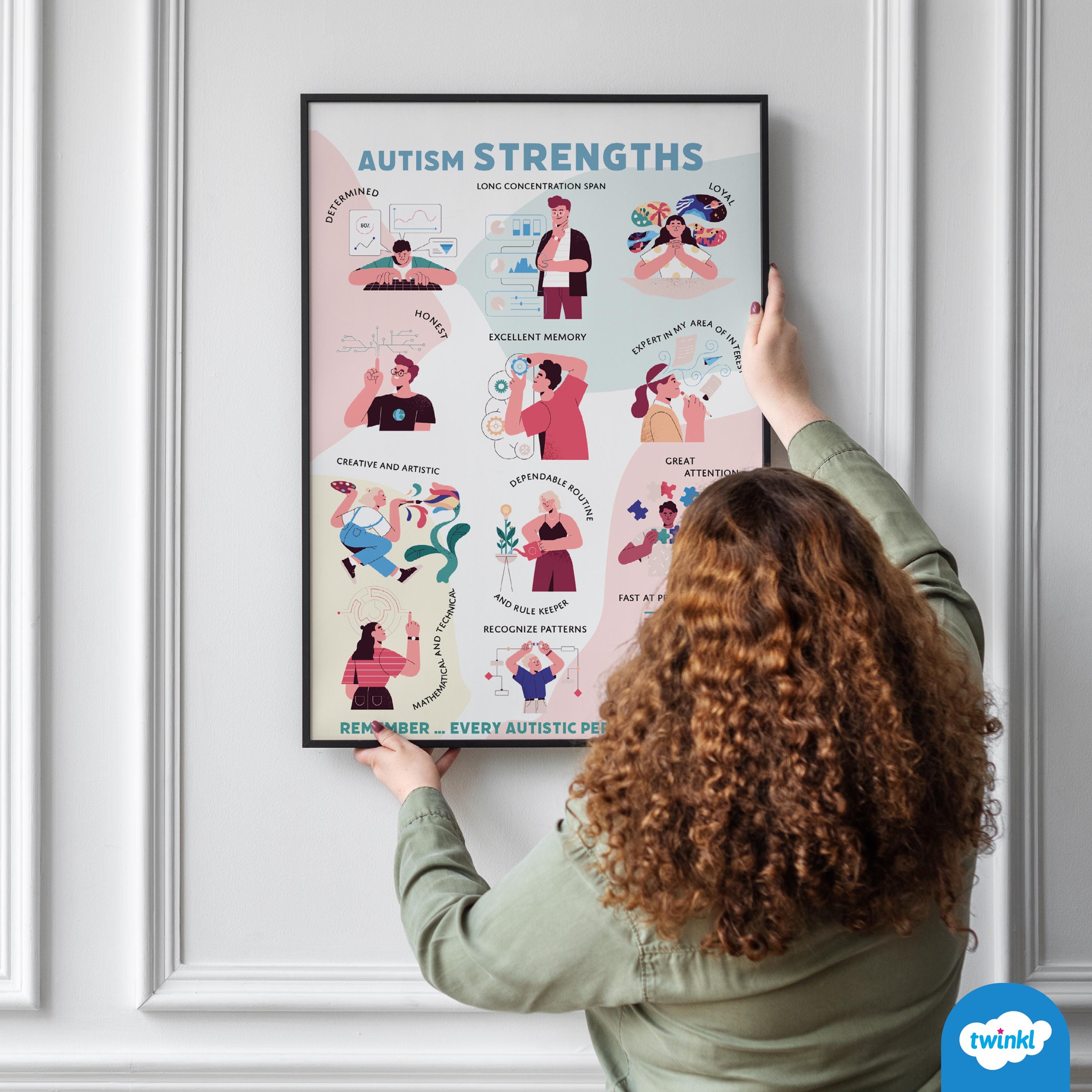 Autism Strengths Poster - Etsy
