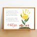Growing Like A Flower Poem & Handprint Printable Poster | Handprint ...