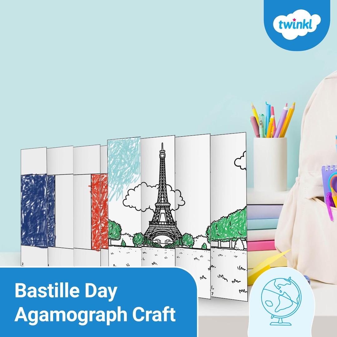 Bastille Day Agamograph Craft - Etsy