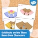 Goldilocks and the Three Bears Paper Craft Cone Characters – Printable ...