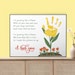 Growing Like A Flower Poem & Handprint Printable Poster Handprint ...