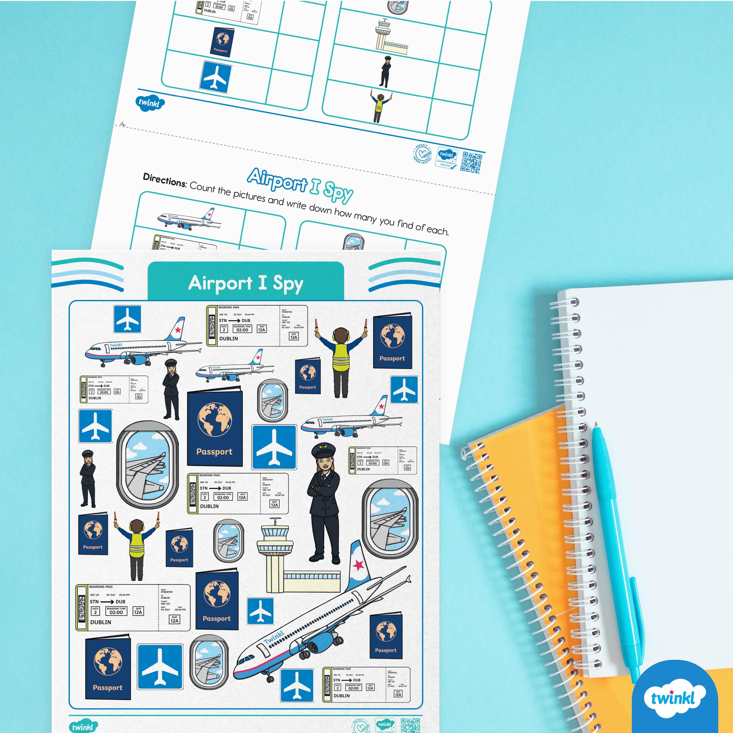 Airport Dramatic Play Pack - Etsy