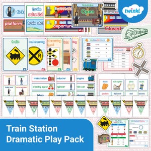 Train Station Dramatic Play Pack - Etsy