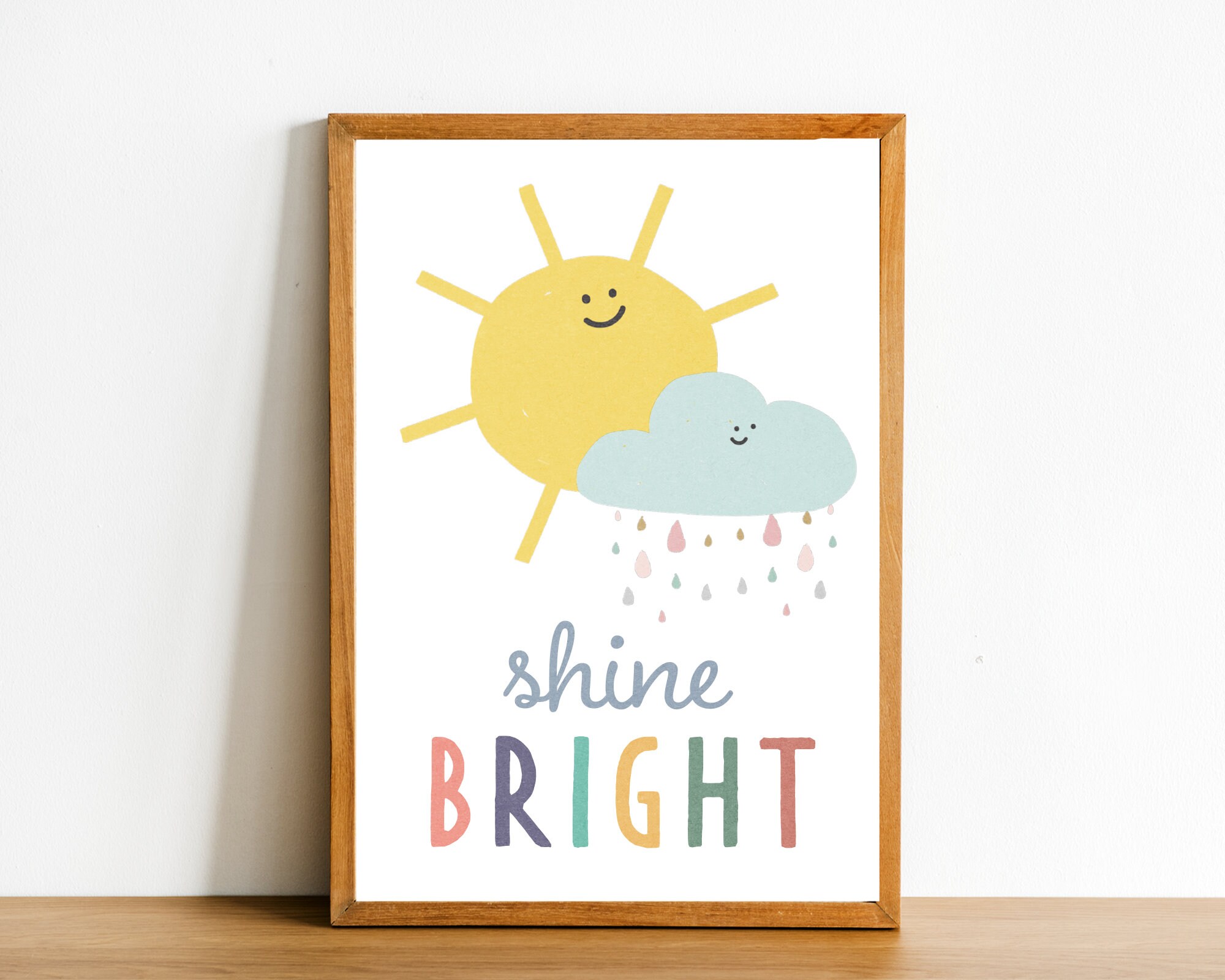 Shine Bright Printable Poster Set Posters to Print for Child's Room ...