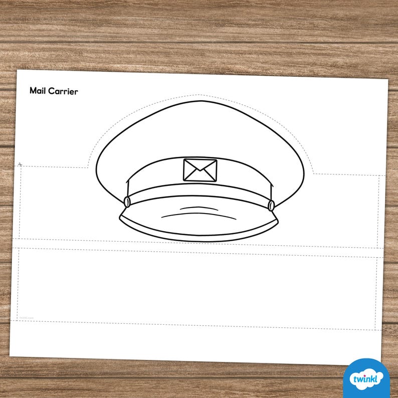 Community Helper Headbands | Printable Labor Day Hats - Etsy