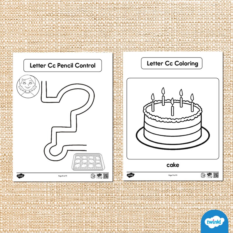 Letter C / Cc Busy Book – Printable Early Literacy Activity for Kids - Etsy