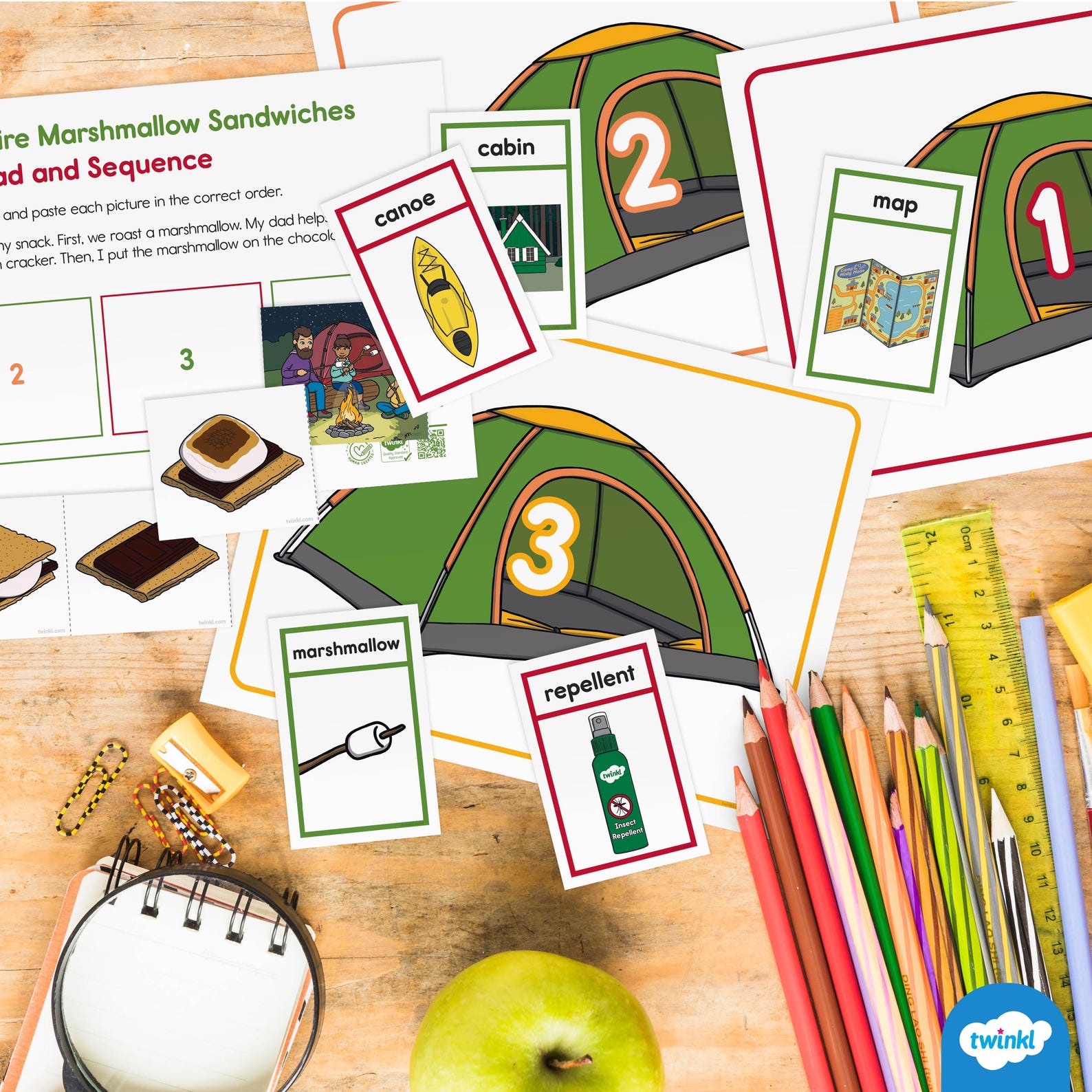 Camping Dramatic Play Pack - Etsy
