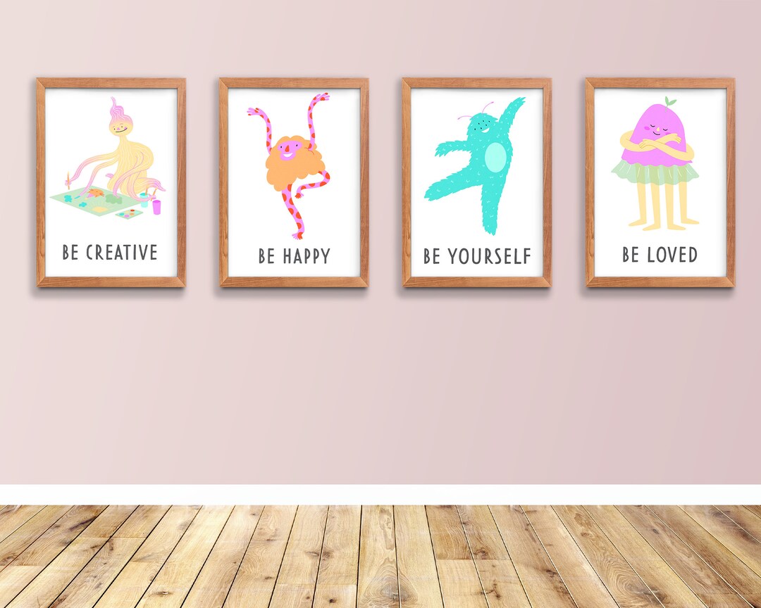 Cute Monsters Poster Pack Cute Monsters Display Prints Children's ...