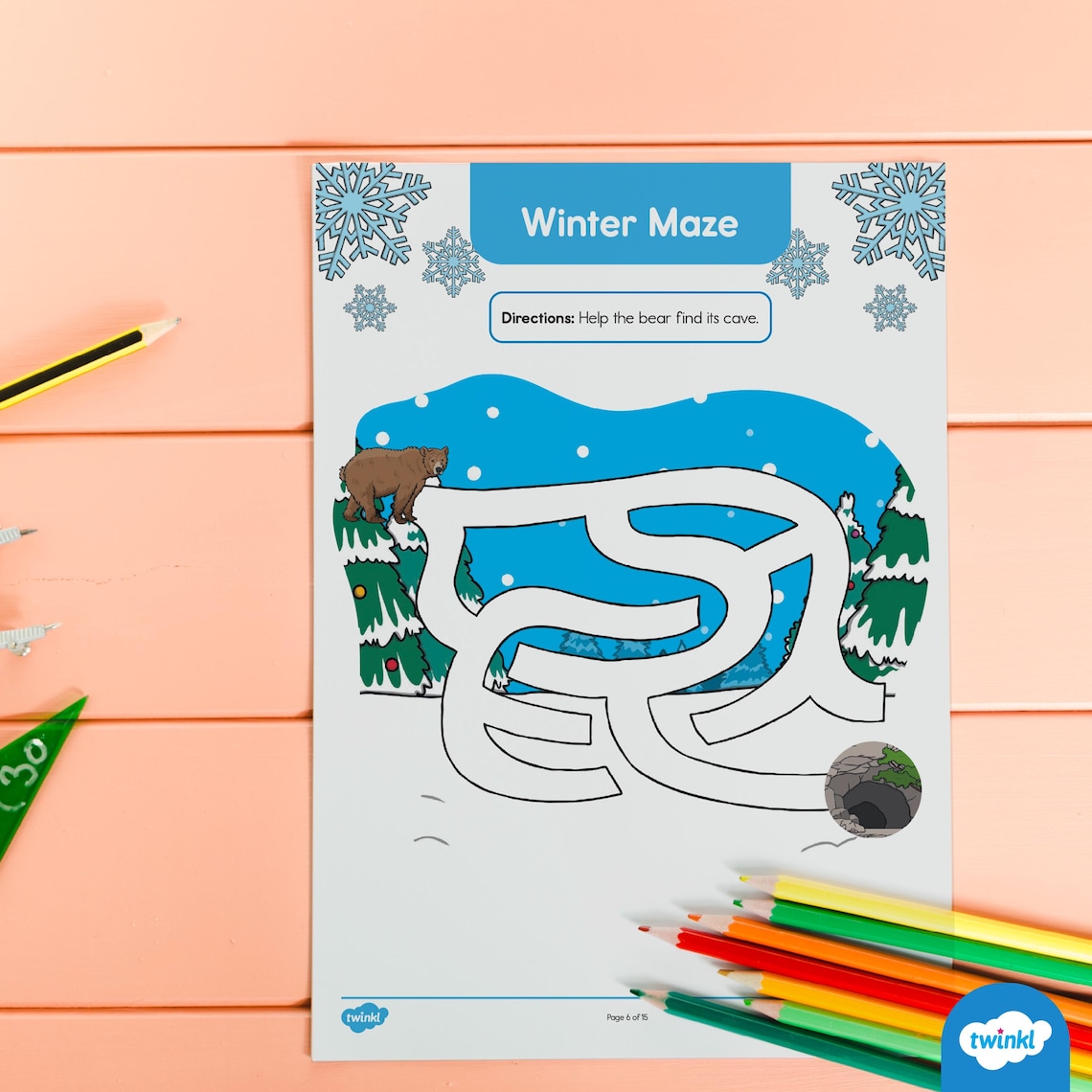 Winter Busy Binder for Kids – No Prep Educational Activities PDF - Etsy