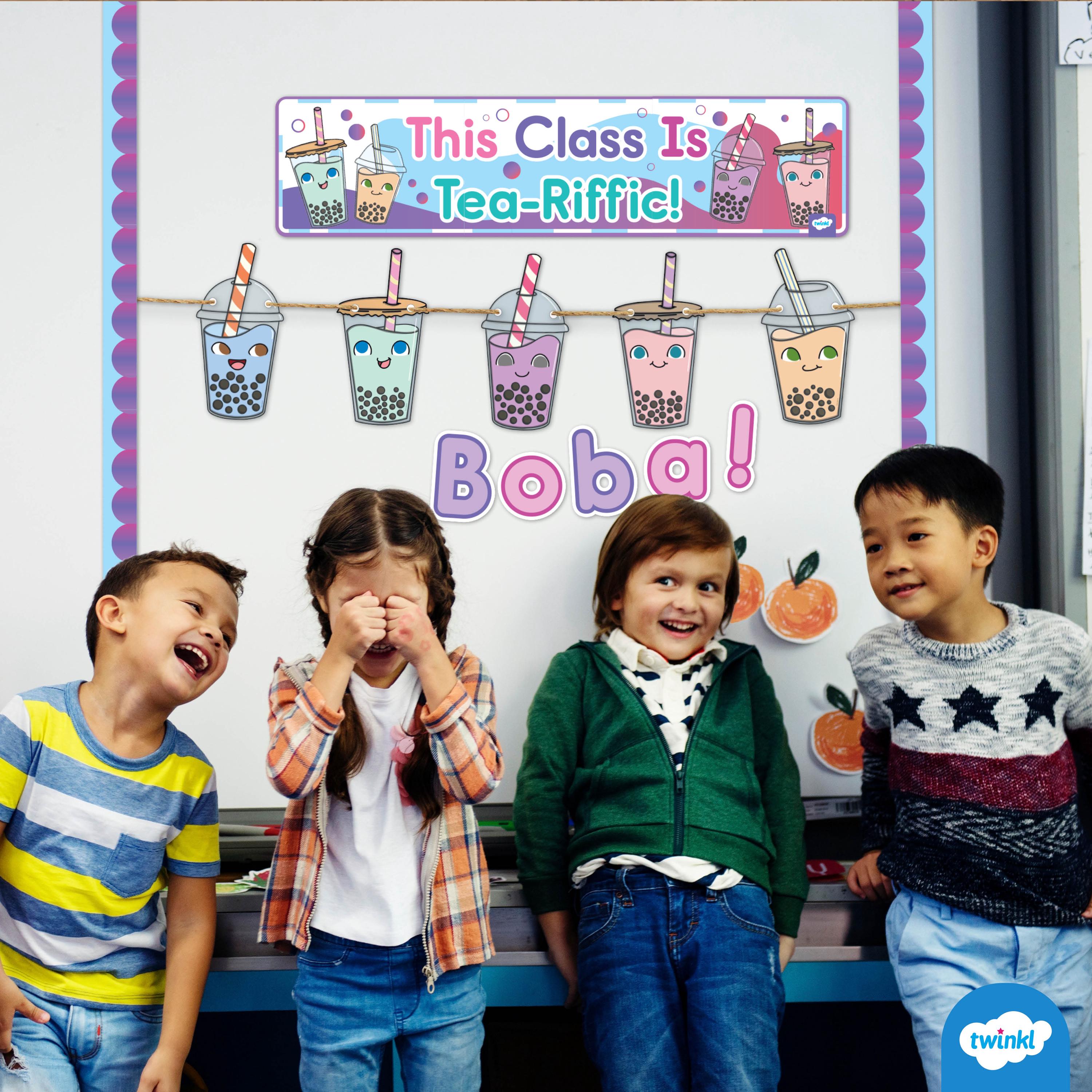 Kawaii Boba Tea Bulletin Board Decor Pack (digital Download) - Etsy ...