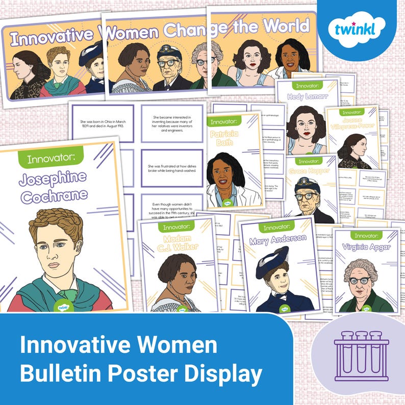 Innovative Women Bulletin Poster Display Pack - Etsy