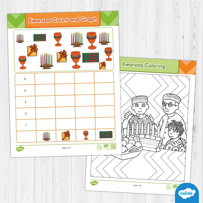 My Kwanzaa Activity Booklet – Printable Holiday Learning Pages for Kids ...