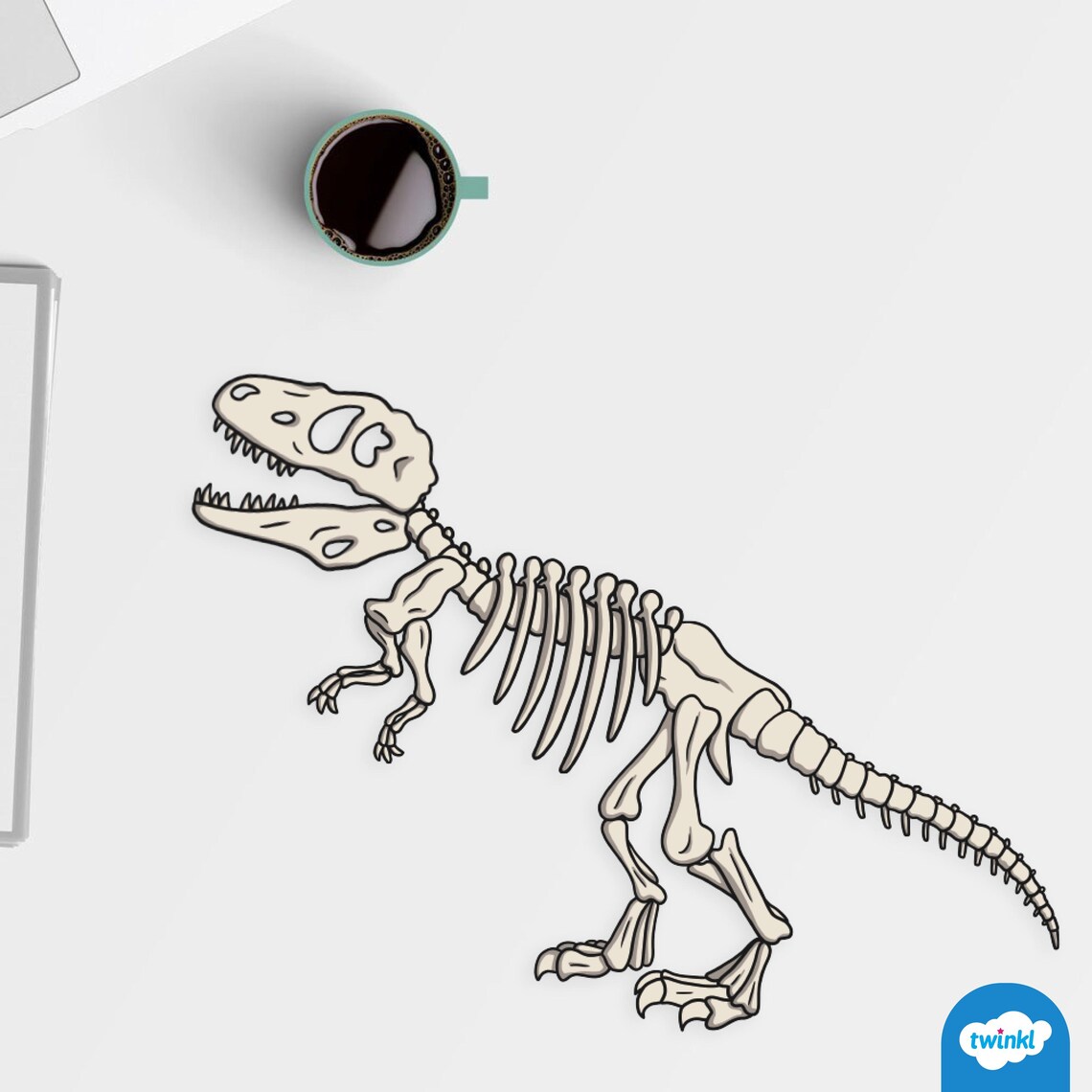 Dinosaur Skeleton Split Pin Craft - Etsy