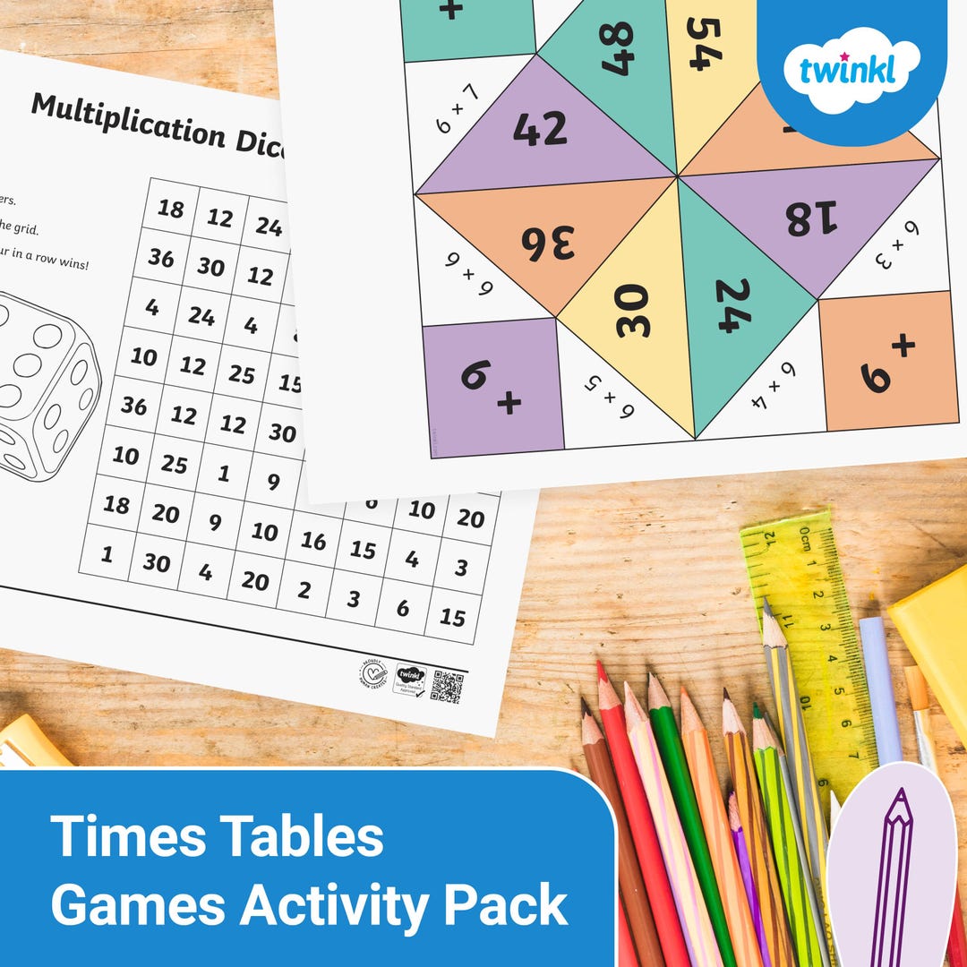 Times Tables Games Activity Pack - Etsy