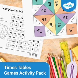 Times Tables Games Activity Pack - Etsy