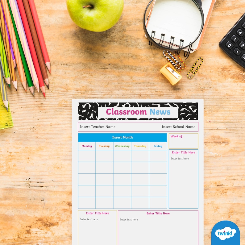 Notebook Theme Classroom Decor Pack - Etsy
