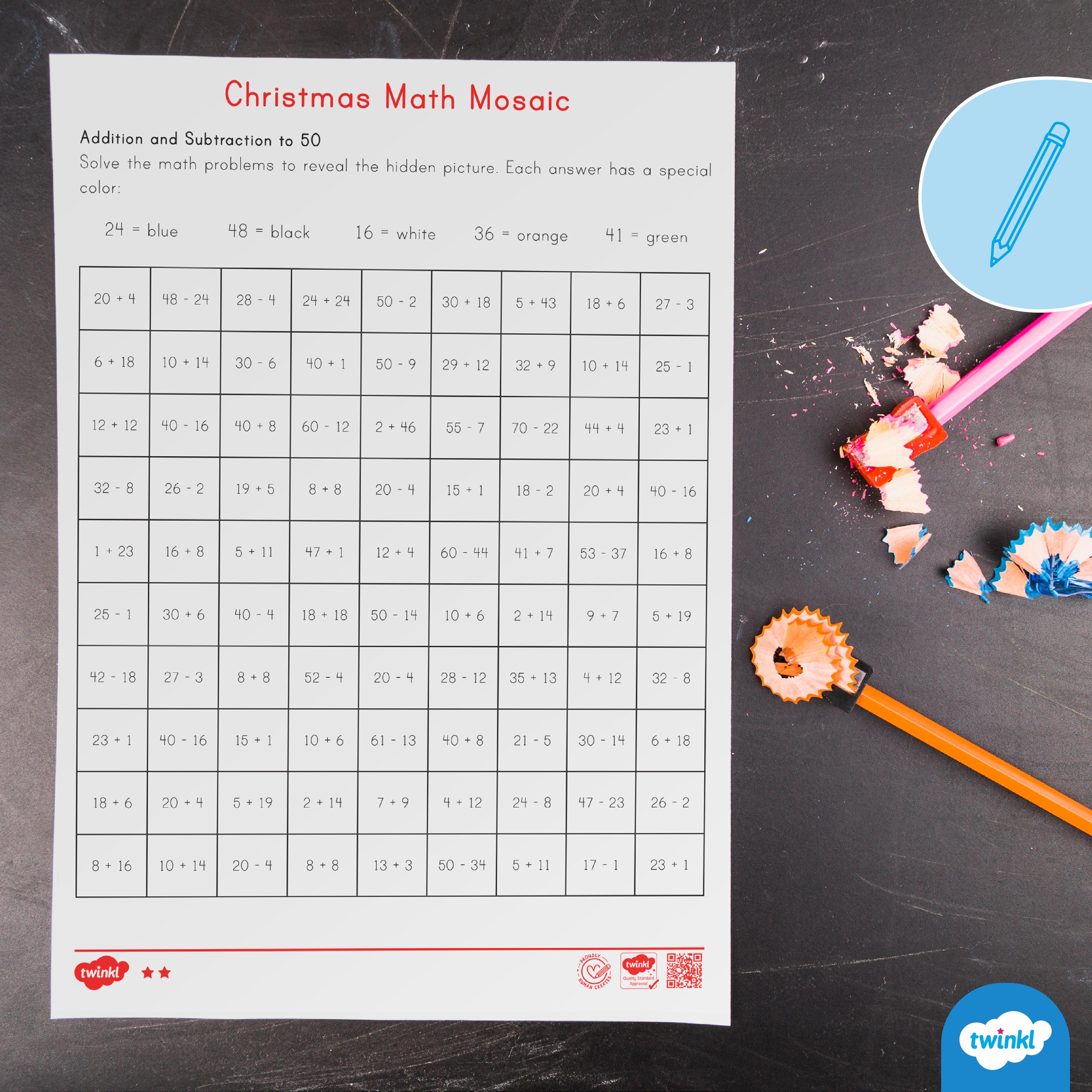 Christmas Math Coloring Worksheets for Kids – PDF Download - Etsy