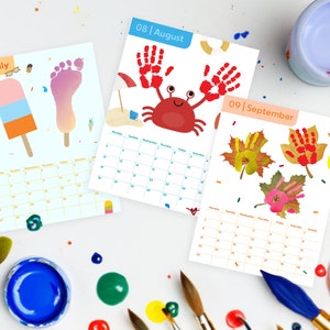 2024 Handprint Monthly Wall Calendar Posters Pack Handprint Activity ...