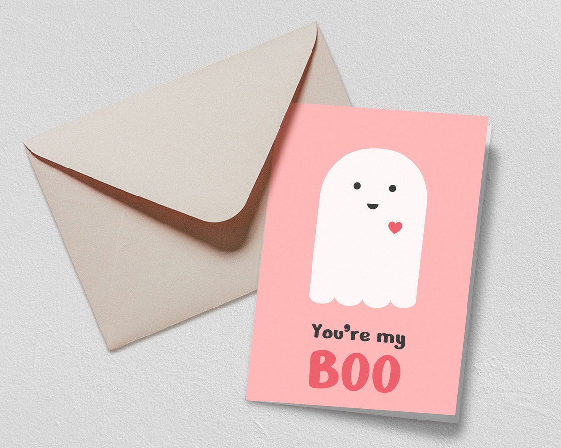 You're My Boo Printable Card Printable Card Pun Card for - Etsy