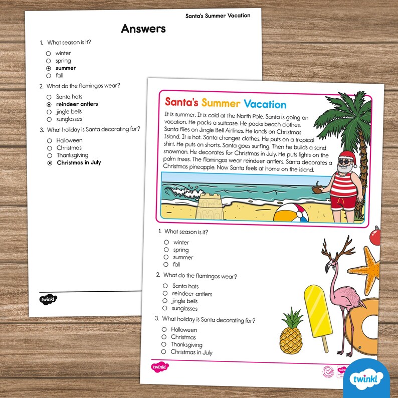 Christmas in July Activity Pack - Etsy