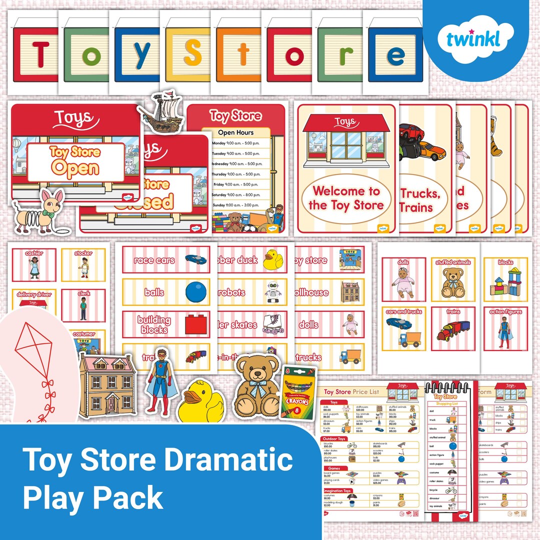 Toy Store Dramatic Play Pack - Etsy