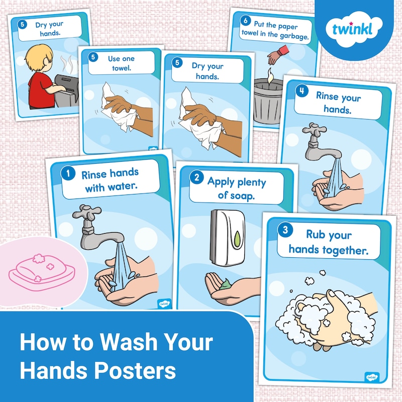 Wash Hands Classroom Sign - Etsy