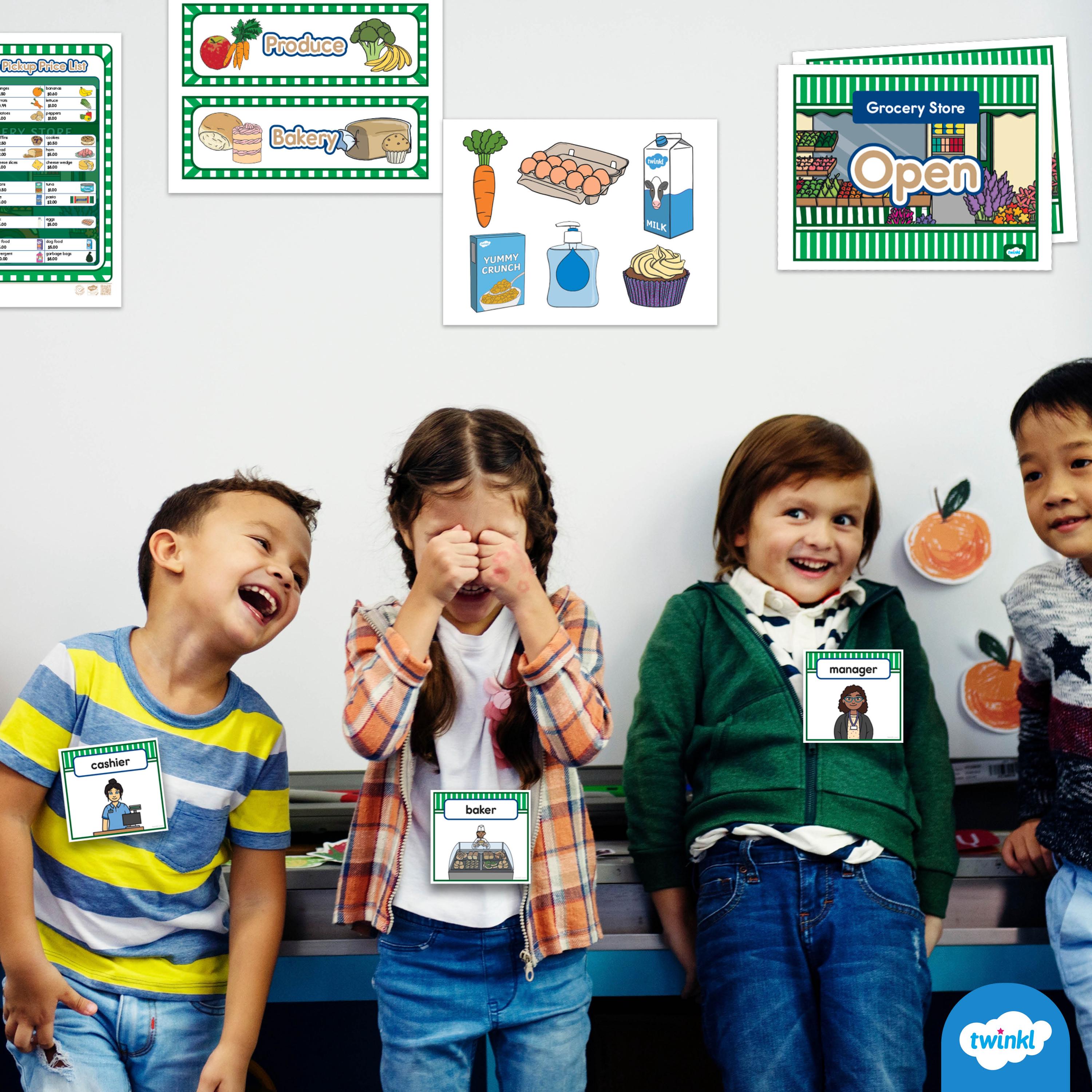 Grocery Store Dramatic Play Activity Pack - Etsy