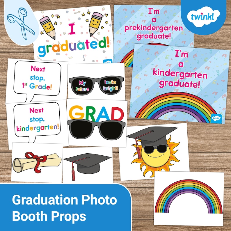 Graduation Photo Booth Props Cutouts - Etsy