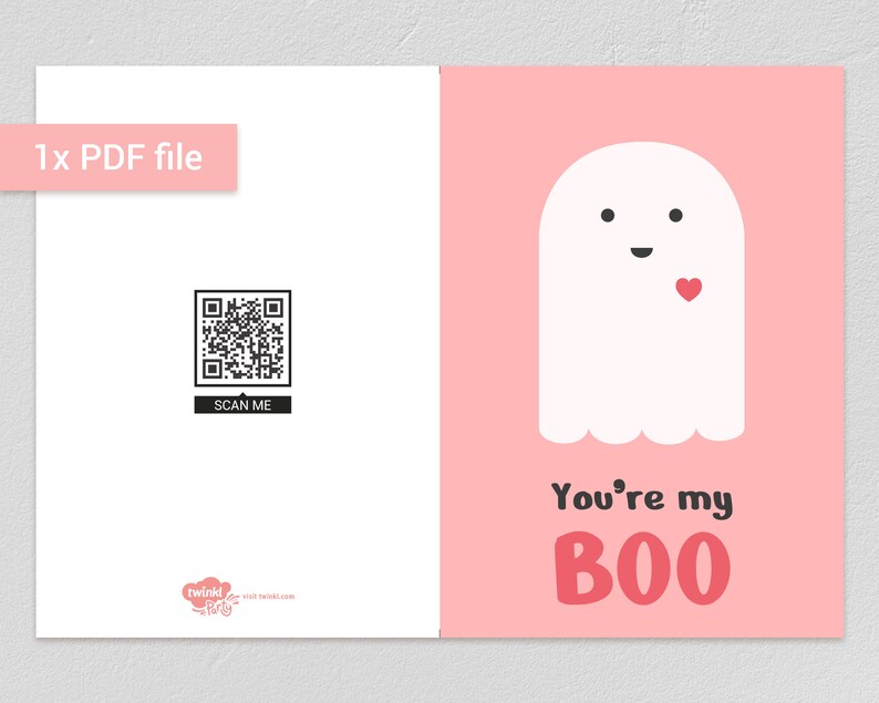 You're My Boo Printable Card Printable Card Pun Card for - Etsy