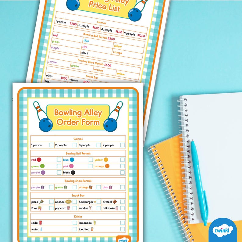 Bowling Alley Dramatic Play Activity Pack – Printable Pretend Play ...