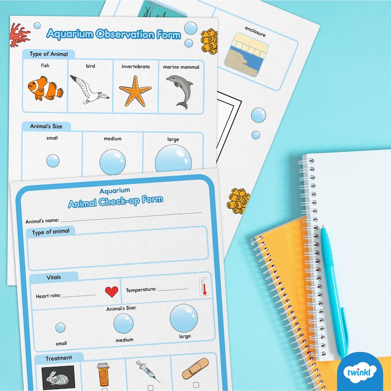 The Aquarium Dramatic Play Pack - Etsy