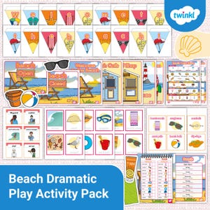 Beach Dramatic Play Activity Pack - Etsy
